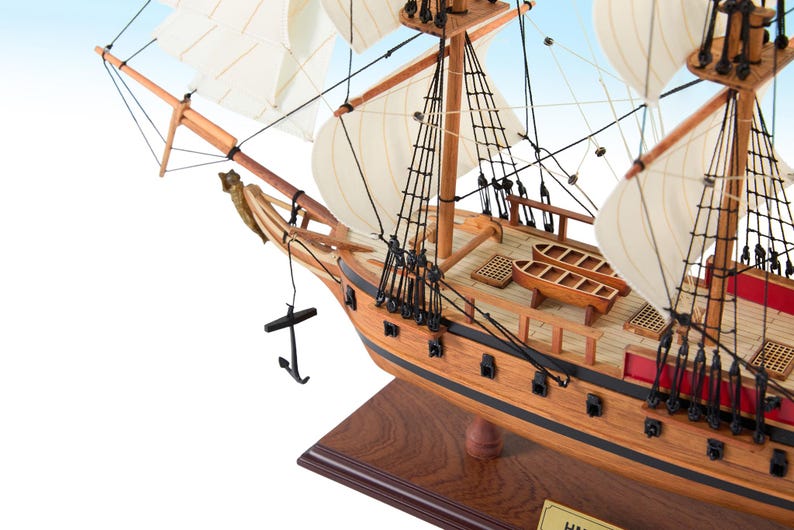 HMS Sirius Tall Ship Model 55cm (21.7") - Handcrafted Fully Assembled ...