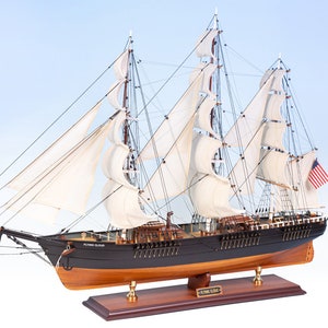 Flying Cloud Clipper Ship Model 35.4" - American Clipper Ship - Wooden ...