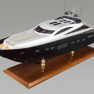 Sunseeker Murcielago Modern Yacht Model - Handcrafted Wooden Boat Model ...