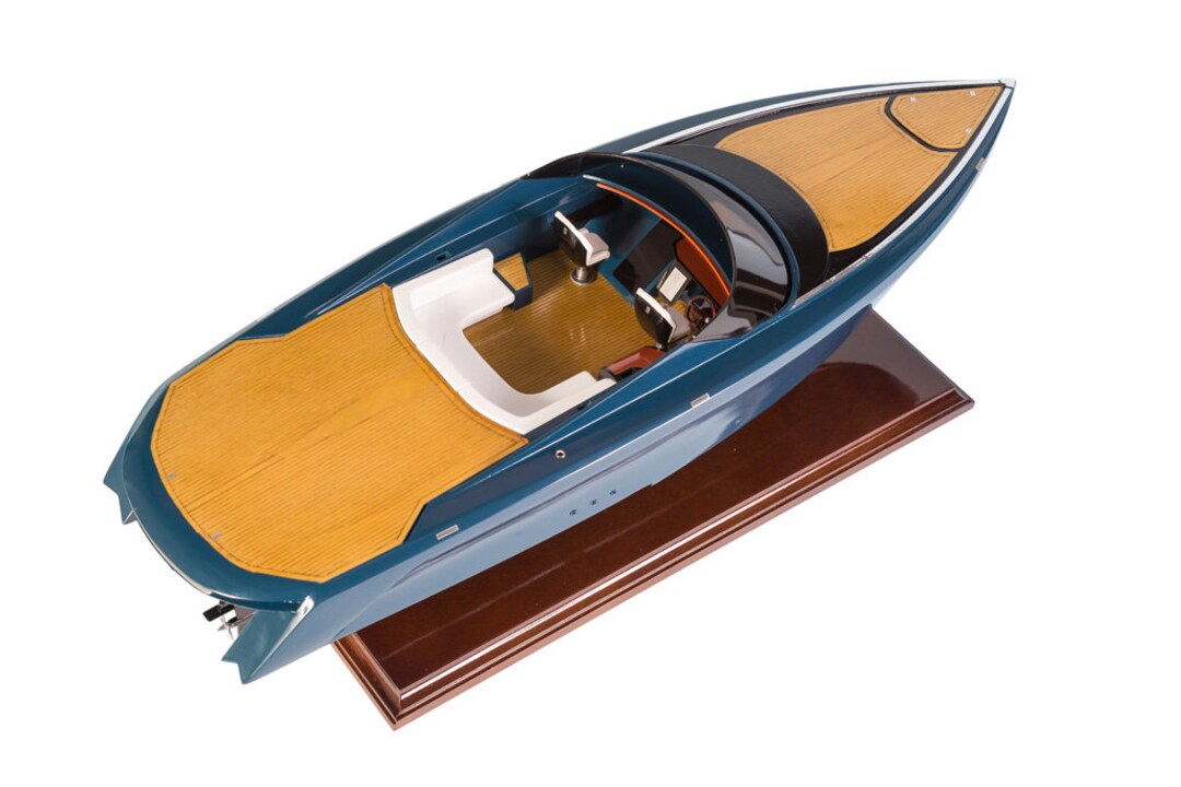 Aston Martin Power Boat Model Speed Boat 60cm (23.6") - Handcrafted ...