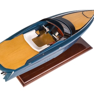 Aston Martin Power Boat Model Speed Boat 60cm (23.6") - Handcrafted ...