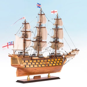 HMS Victory 55cm Model Tall Ship Boat Replica Royal Navy Ships, HMS ...
