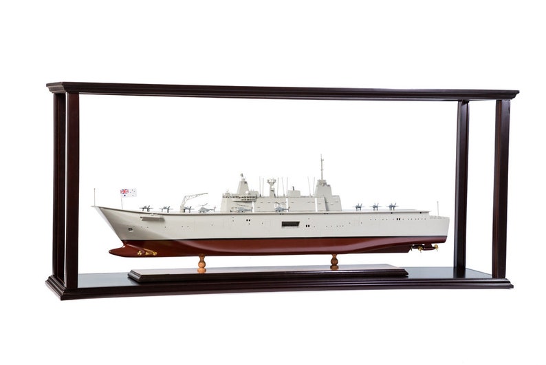 HMAS Canberra Aircraft Carrier Model 90cm Wooden Warship - Etsy