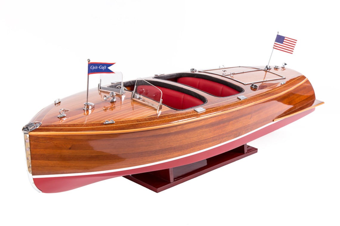 Chris Craft Barrel Back 1940 Model Speed Boat 75cm (29.5 ...