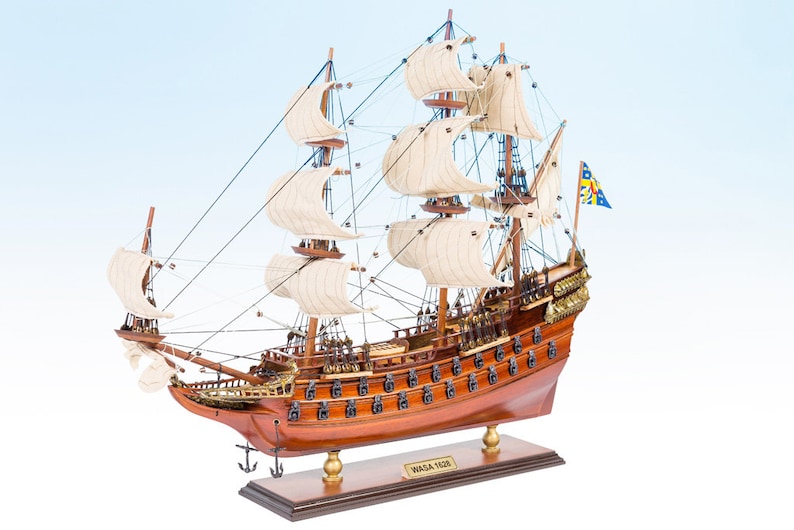 Handcrafted Vasa (wasa) 50cm Model Ship - Wooden Ship Model Vasa ...