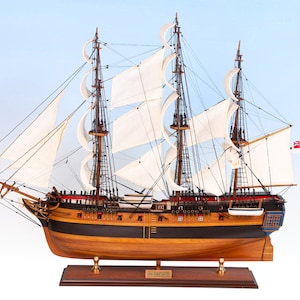 HMS Investigator Model Ship 90m (35.4")- Matthew Flinders- Handcrafted ...