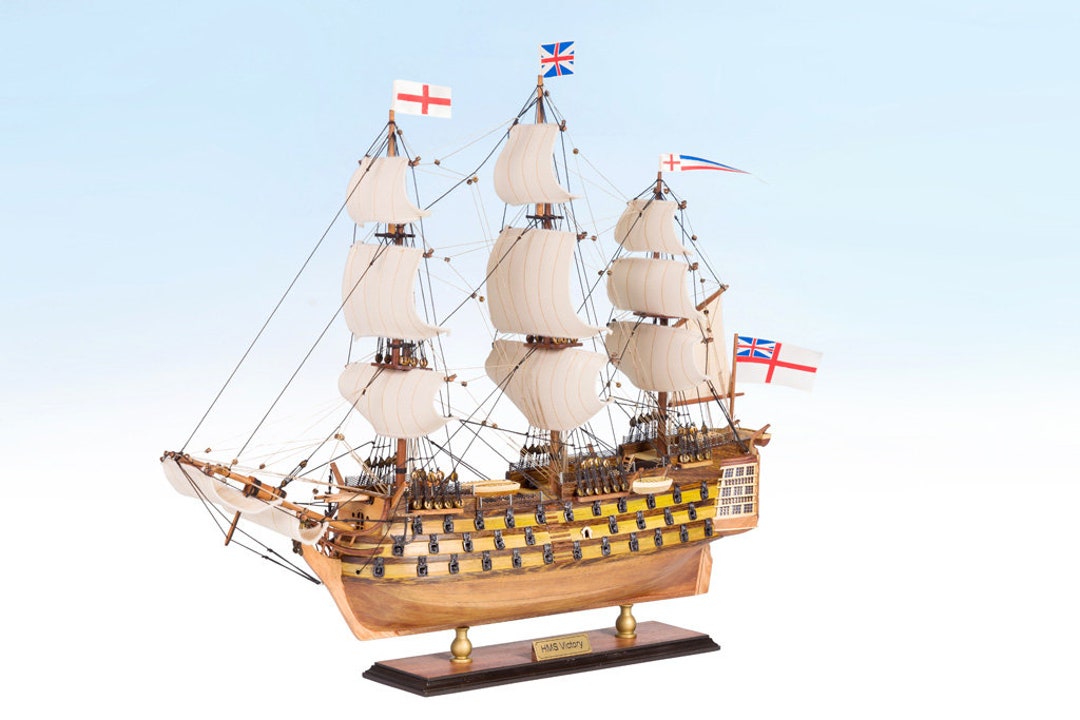 HMS Victory 55cm Model Tall Ship Boat Replica Royal Navy Ships, HMS ...