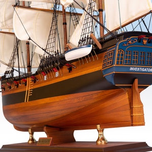 HMS Investigator Model Ship 90m (35.4")- Matthew Flinders- Handcrafted ...