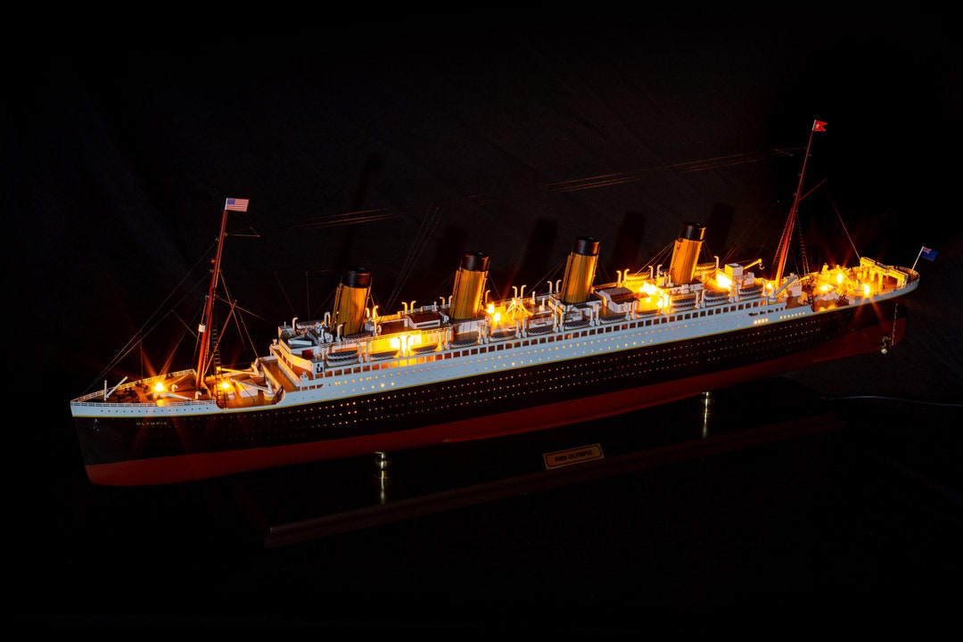 RMS Olympic 1925 Model Cruise With LED Lights 100cm 39.3 Special ...