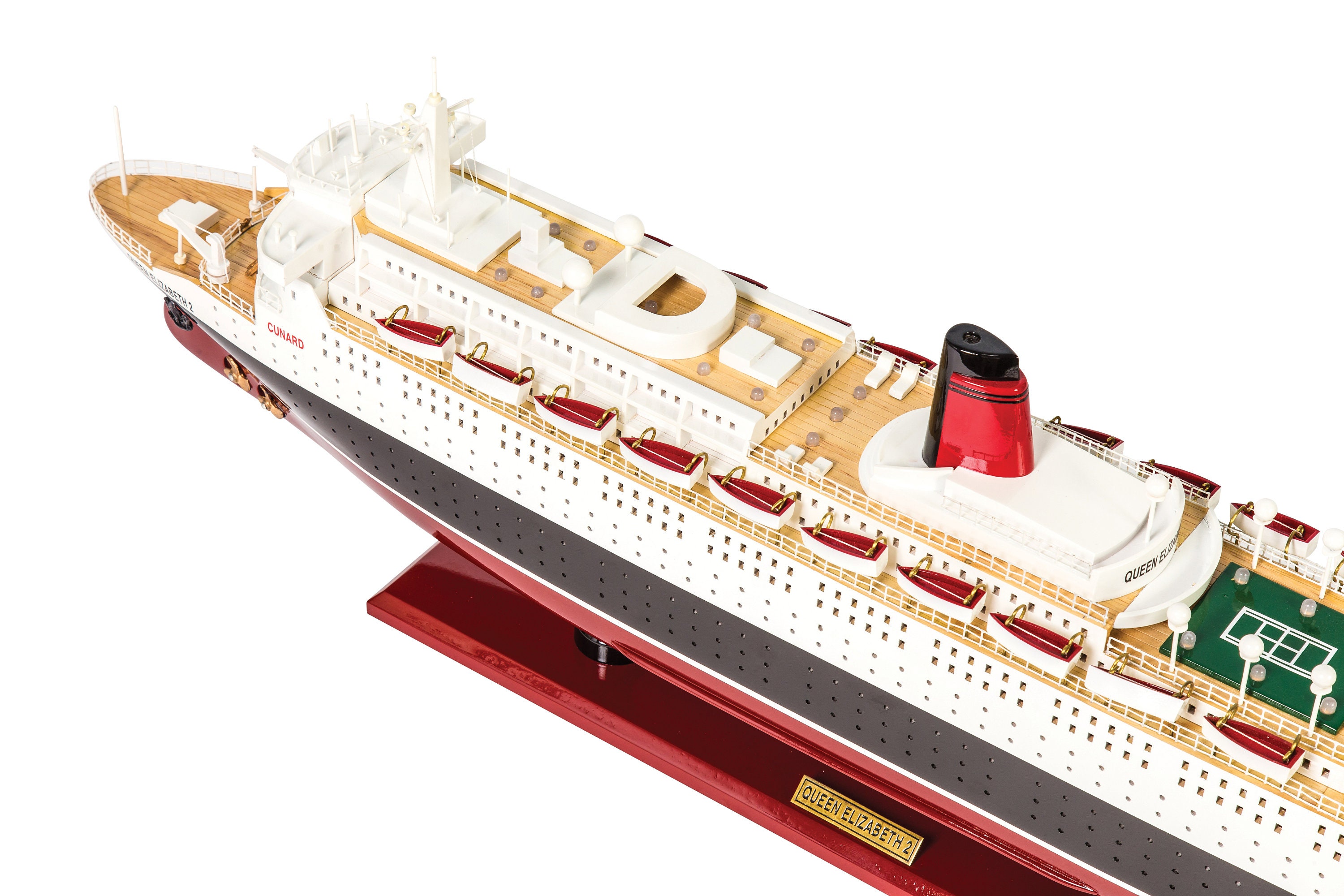 Queen Elizabeth II Model Cruise With LED Lights 80cm - Etsy