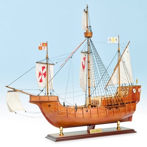 Santa Maria Handcrafted Wooden Model Ships 28" - Fully Assembled ...
