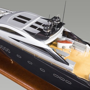 Sunseeker Murcielago Modern Yacht Model - Handcrafted Wooden Boat Model ...