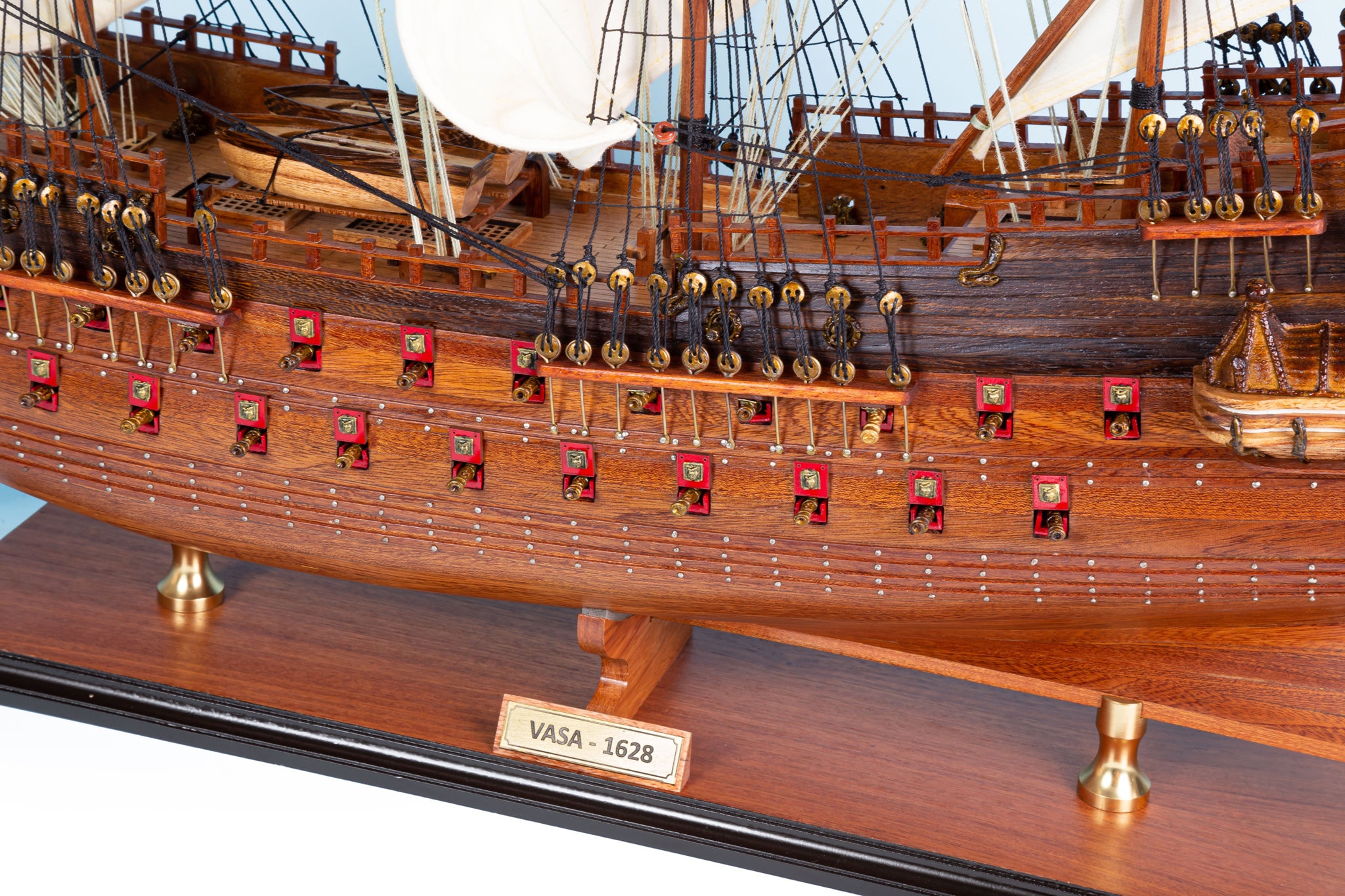 Vasa (wasa) 34" Handcrafted Wooden Model Tall Ship Boat - Wooden Ship ...