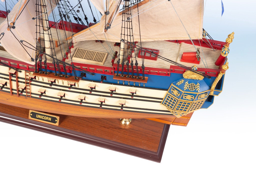La Licorn Model Ship 33.5 the Unicorn Model Tall Ship - Etsy