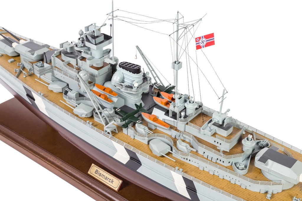BATTLE SHIP MODEL Bismarck Ship Model Handmade Warship - Etsy Canada