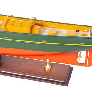 Hero Tugboat Model 75cm (29.5") - Handcrafted Wooden Boat Model, Home ...