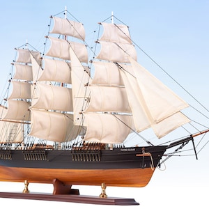 Flying Cloud Clipper Ship Model 35.4" - American Clipper Ship - Wooden ...