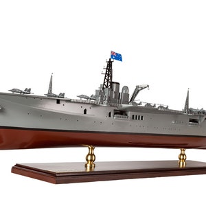 HMAS Melbourne (R21) Aircraft Carrier 90cm - Wooden Warship Models ...