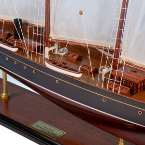 Atlantic Sailing Yacht Model 100cm - Wooden Model Sailing Yachts, Model ...
