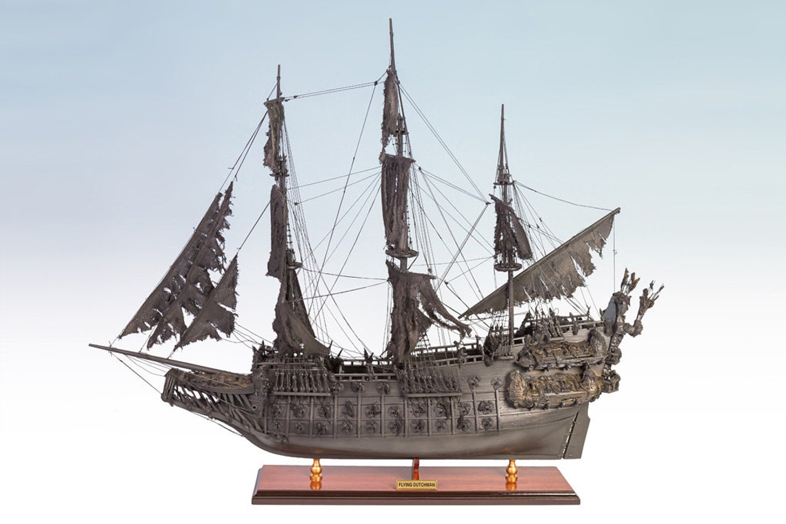 Flying Dutchman Ghost Ship Model 95cm Fully Assembled Wooden - Etsy UK
