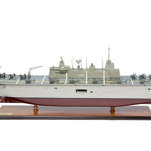 HMAS Canberra Aircraft Carrier Model 90cm - Wooden Warship Models ...