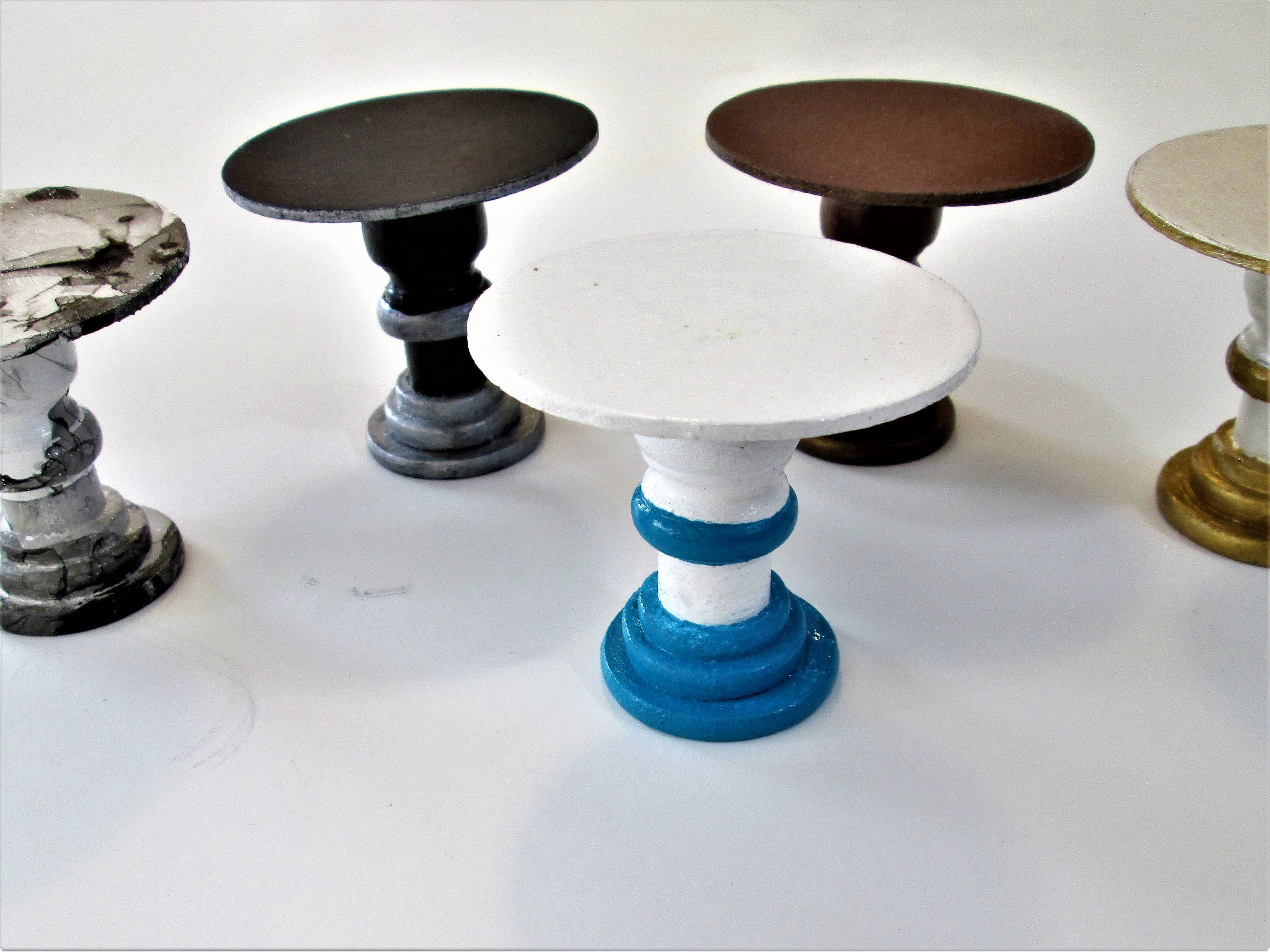 1:12 scale foyer tables, small tables miniature tables, tiny tables