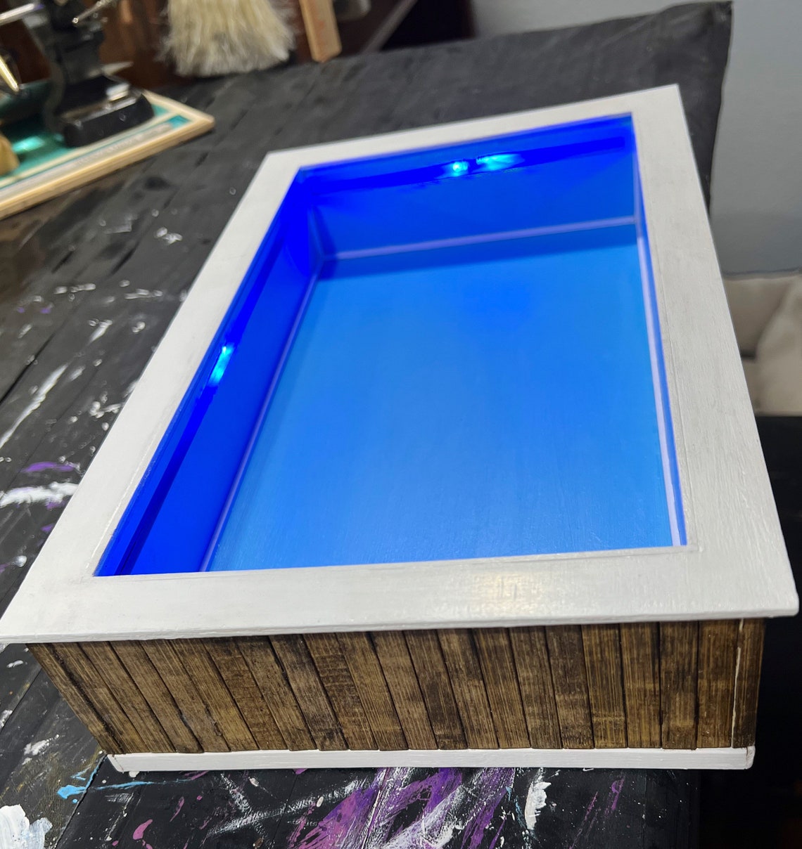 Custom Order Miniature Swimming Pool With Lights. - Etsy