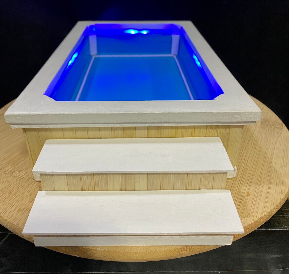 Custom Order Miniature Swimming Pool With Lights. - Etsy