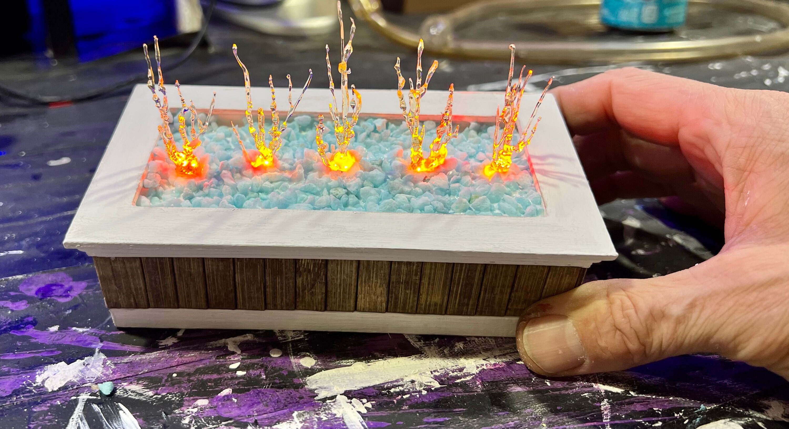 Custom order, Miniature firepits, dollhouse firepits, tiny firepit ...