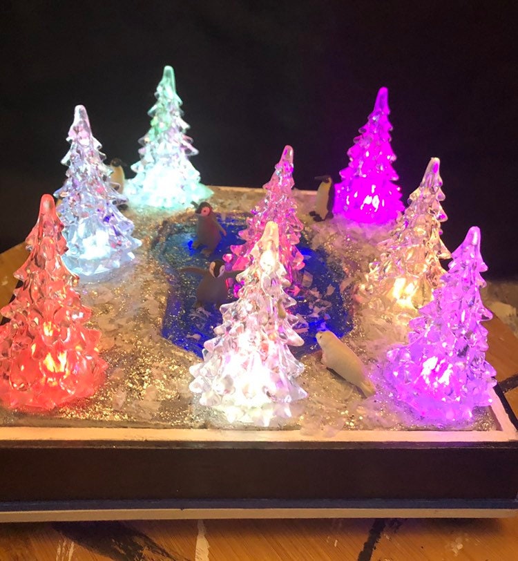 Crystal Tree Forest light sculpture