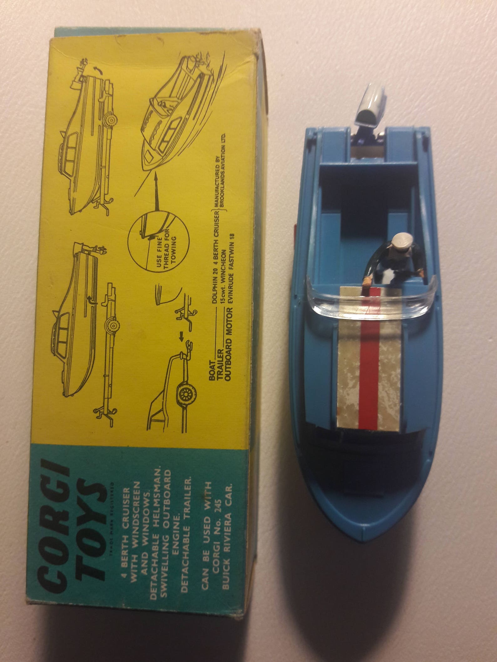 Corgi 104 Boat DOLPHIN CRUISER - Etsy
