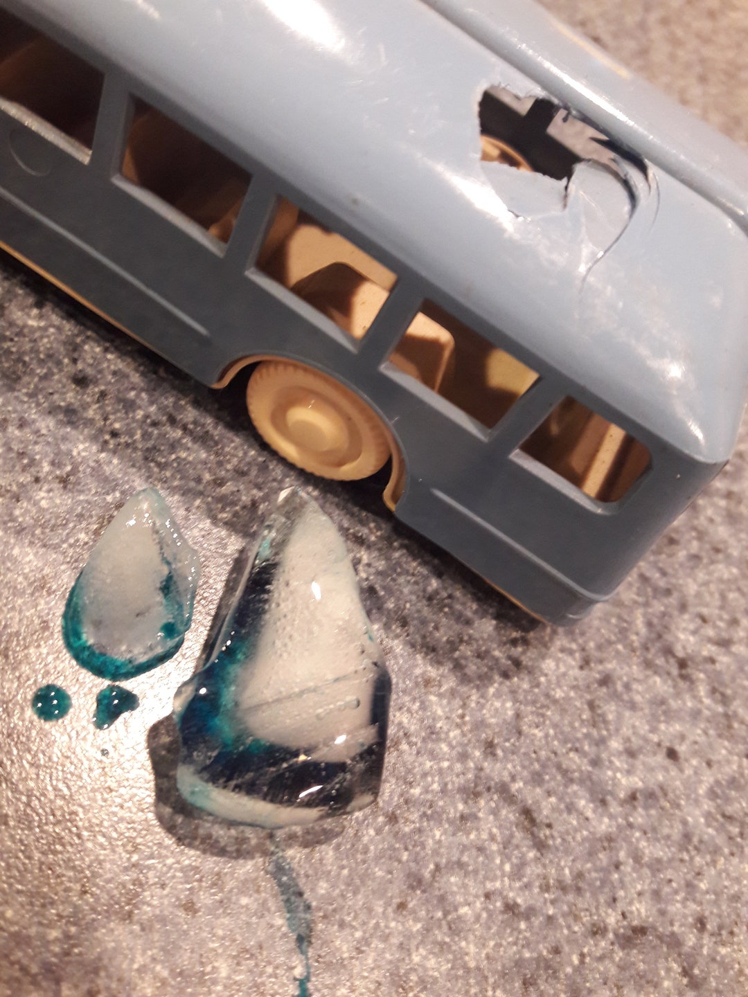 BLUE ICE BUS Antique - Etsy