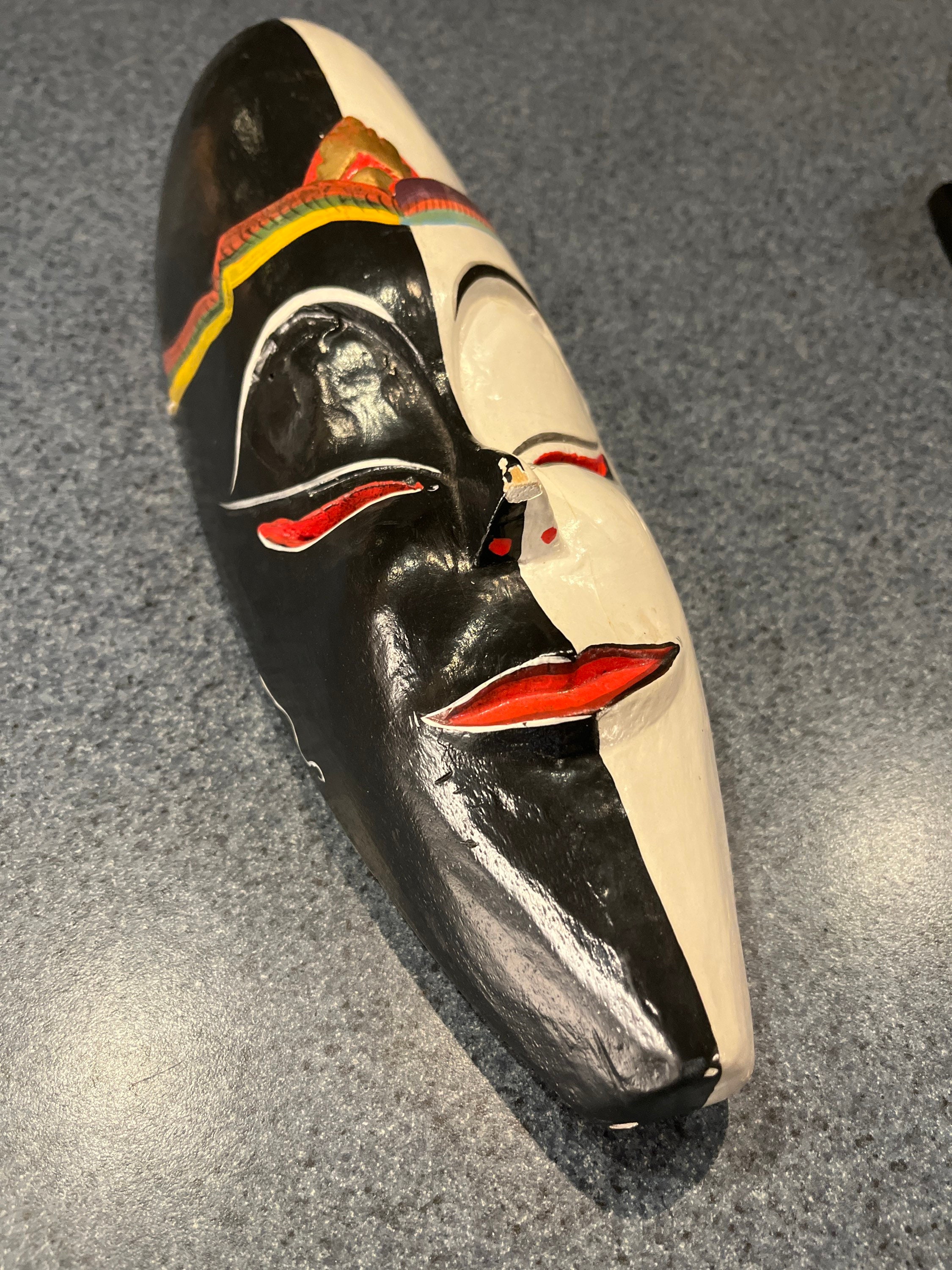 Old Wooden Mask. - Etsy