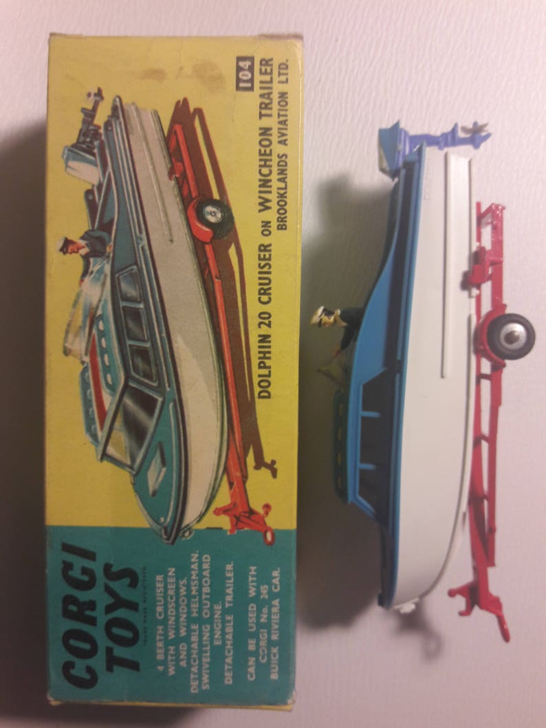 Corgi 104 Boat DOLPHIN CRUISER - Etsy