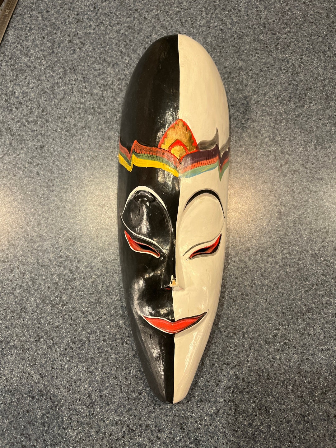 Old Wooden Mask. - Etsy