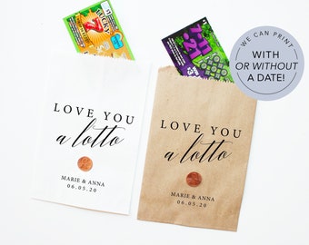Lottery Ticket Favor Bags | Etsy