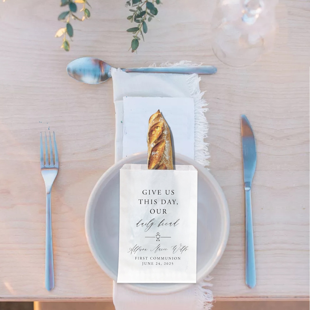 Personalized First Communion Favor Bags: Custom Treat Bags - Etsy