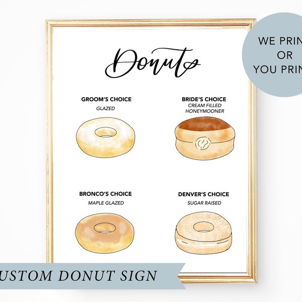 Donut Sign - Etsy