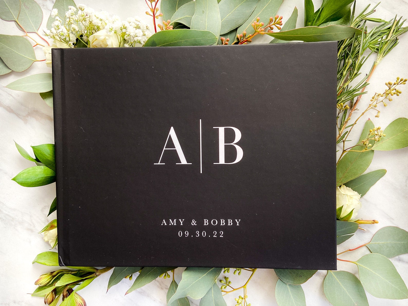 Personalized Guest Book Custom Wedding Reception Guestbook or Signing ...