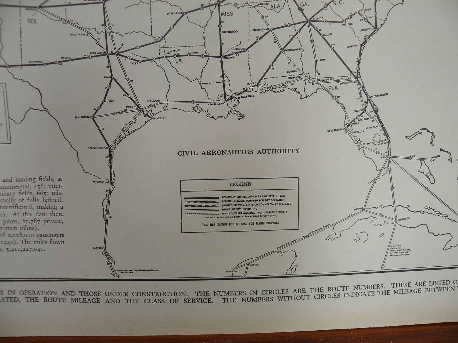 Old Map of US Air Routes-1940 Historical Print of Air | Etsy