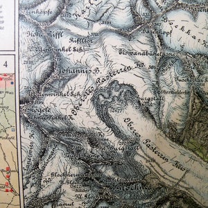 Styria Austria Vintage Map, 1928 German Print - Etsy