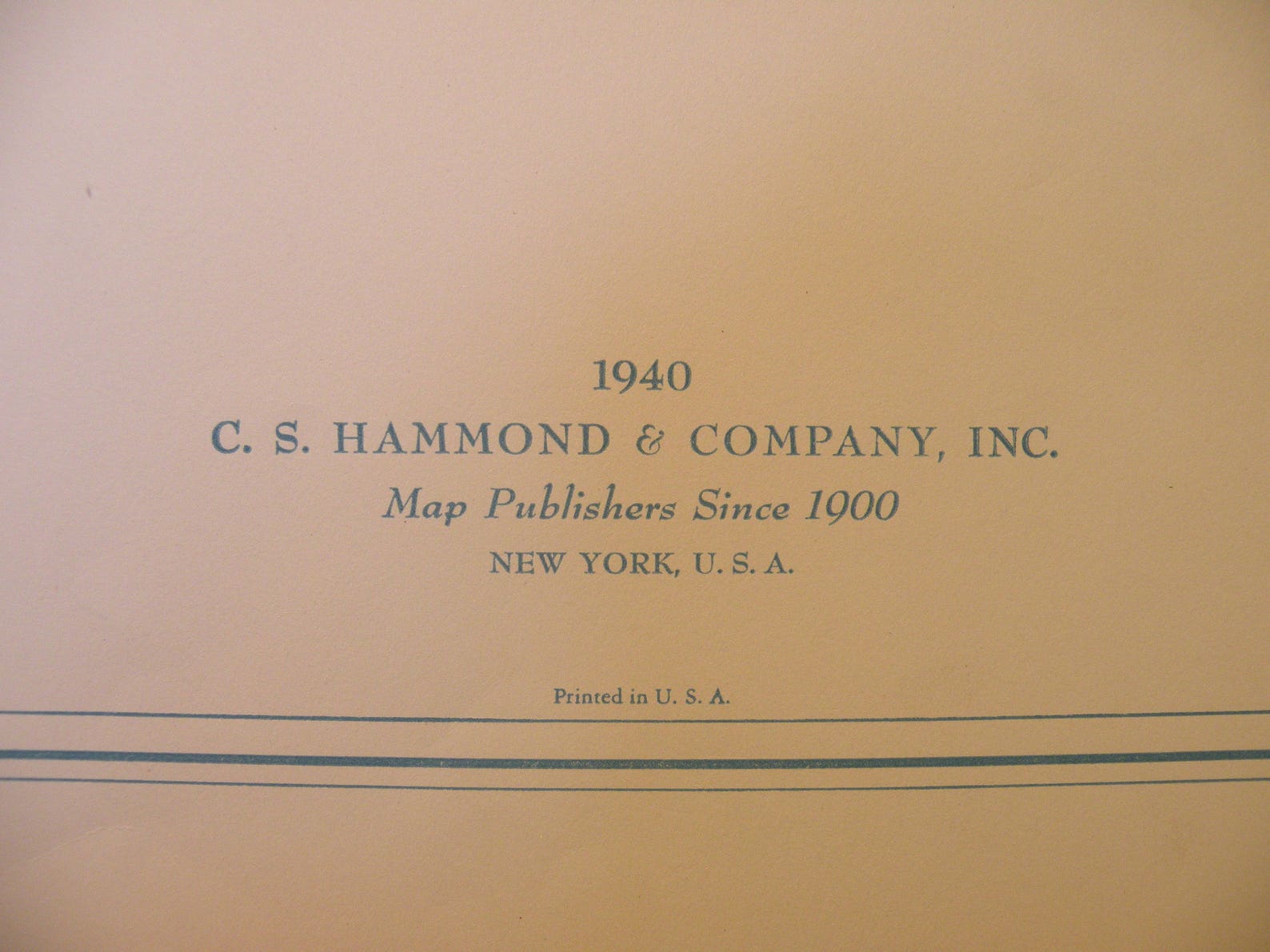 Ontario Map Vintage 1940 WWII Era Map Beautiful old map of | Etsy