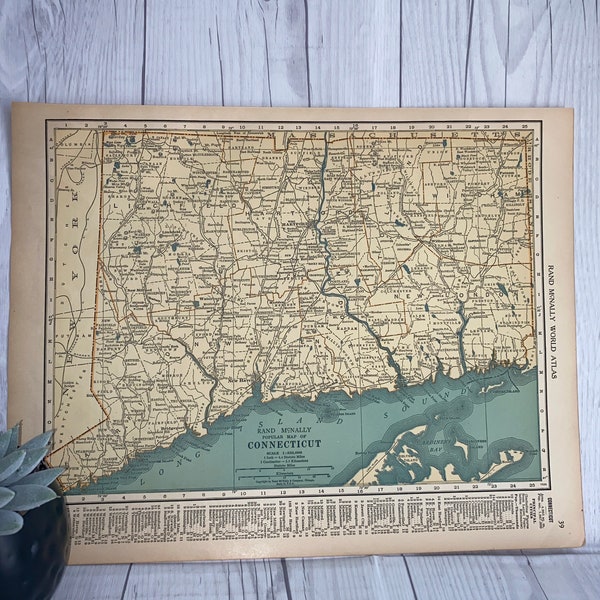 Vintage Maps - Etsy