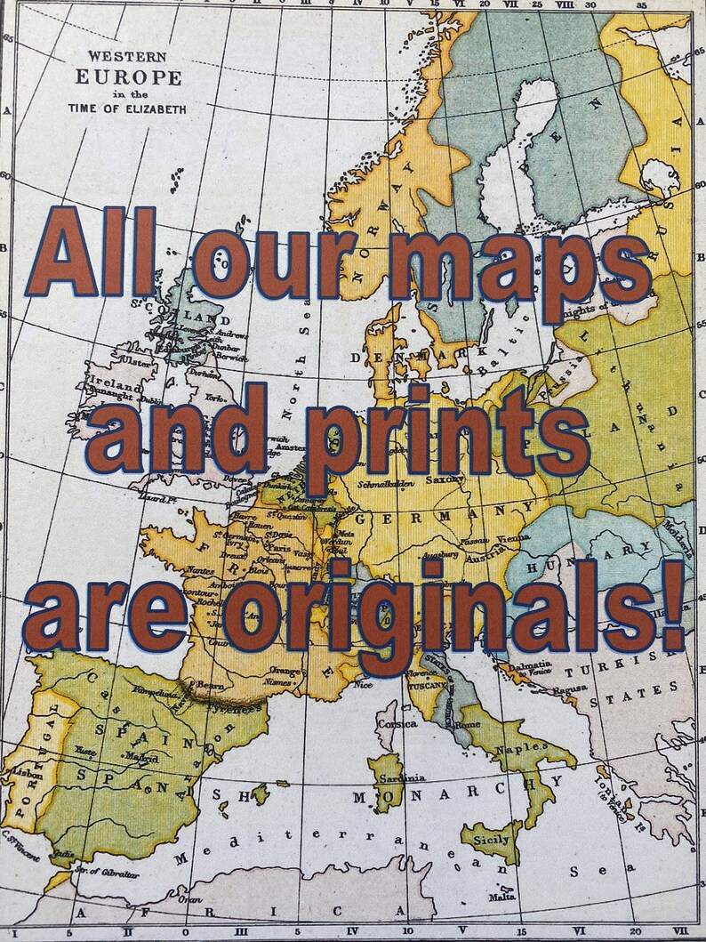 Map of Arizona 1940 WWII Era Map Vintage Map of Arizona | Etsy