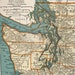 Vintage 1940 Washington State Map, Gallery Wall Art - Etsy