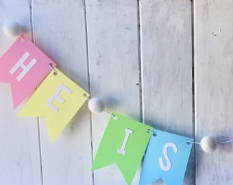 HE IS RISEN Easter Sheet Music Banner Bunting Garland Wall Mantle Art ...