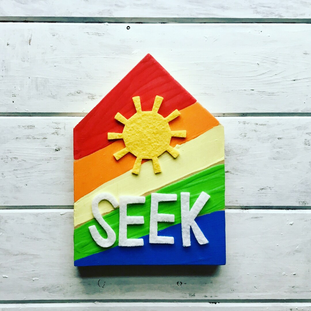 Seek Wood Plaque/Wood Plaque/Inspirational Gift - Etsy.de