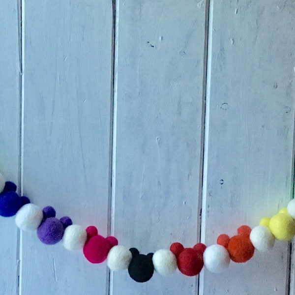 Mickey Garland Svg - Etsy