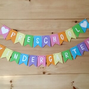 Preschool or Kindergarten Rainbow Banner/classroom | Etsy