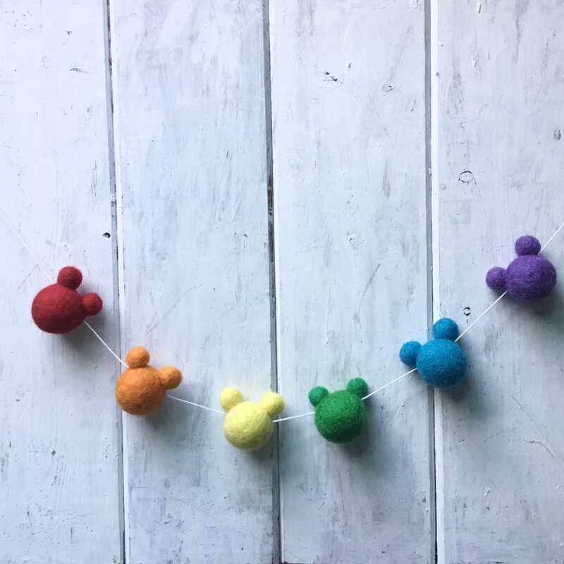 Mickey Mouse Garland - Etsy